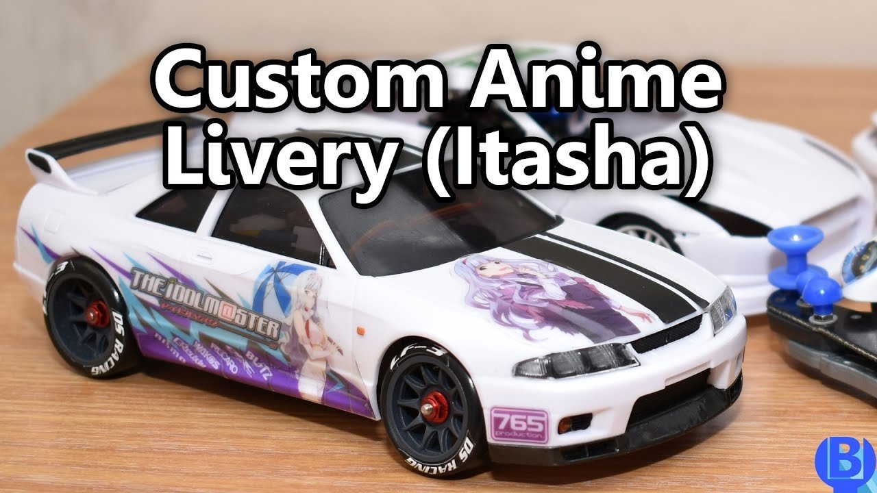 How To Make Custom Anime Livery (Itasha) For RC