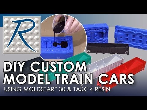Make Your Own Custom Model Train Cars Using Silicone Rubber And ...