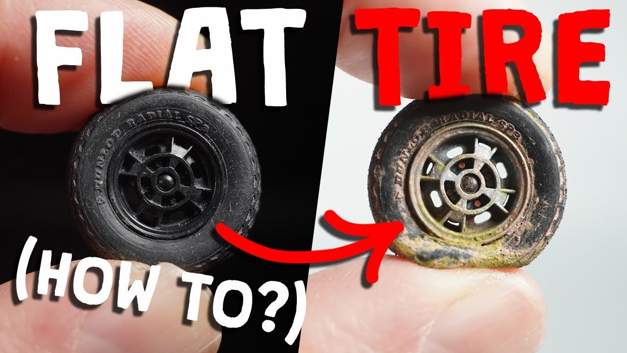 How To Make FLAT TIRE On A MODEL CAR?: Building A Tamiya Morris Mini ...