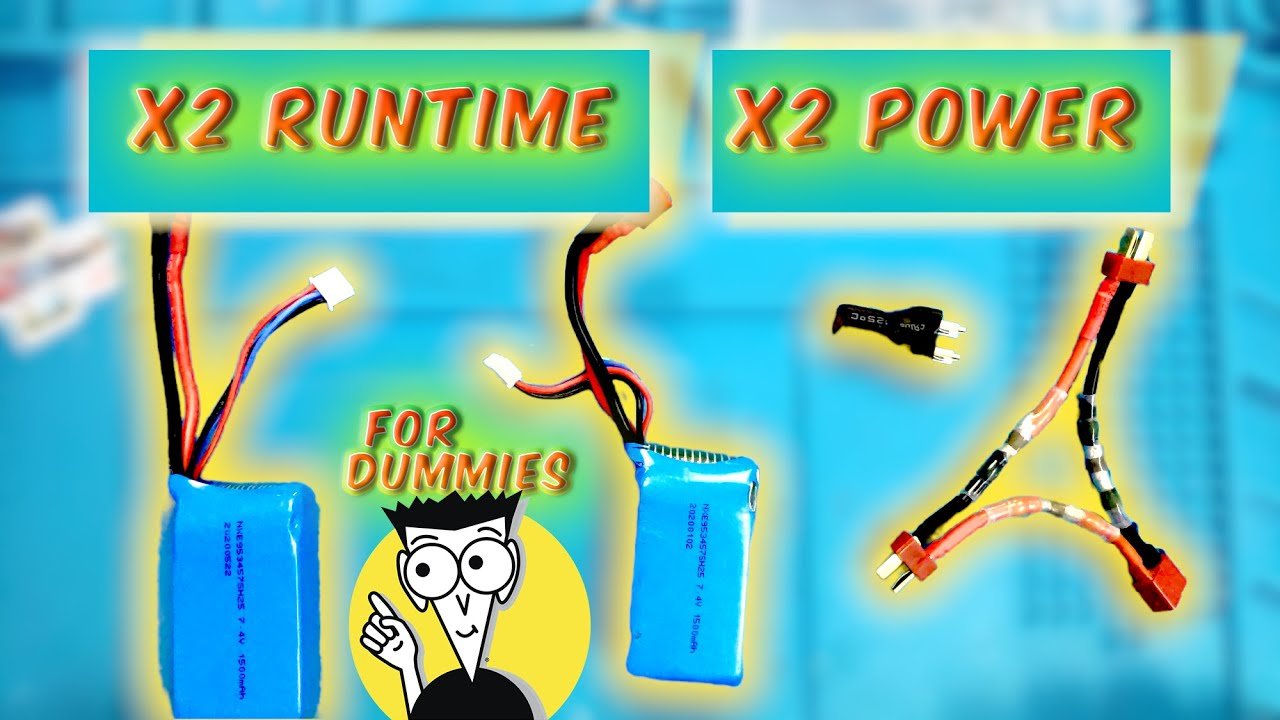 Double The Power Or Double The Run Time RC Battery Modification