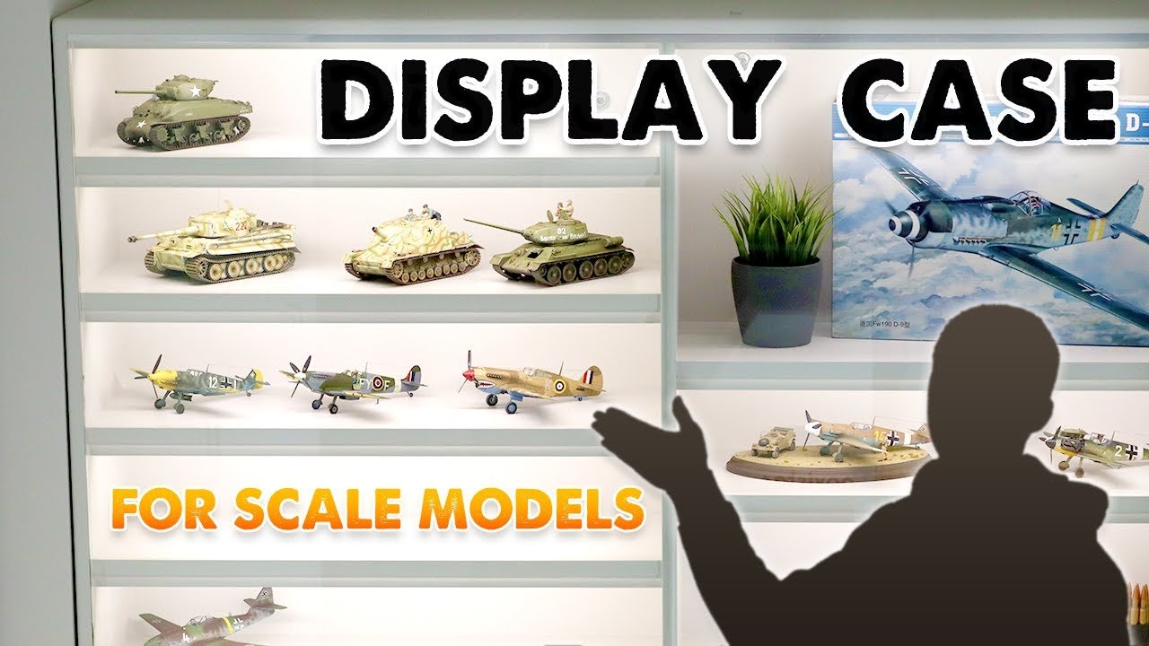 Make A DISPLAY CABINET For Scale Models With LED Lighting & Glass Doors ...