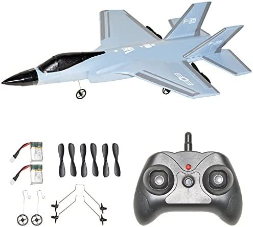 "Ready-to-Fly RC Plane: 2CH F35 Jet For Kids & Beginners"
