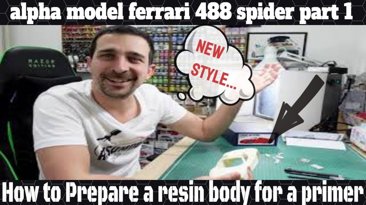 How To Prepare A Model Kit Car (resin) For A Primer (alpha Model ...