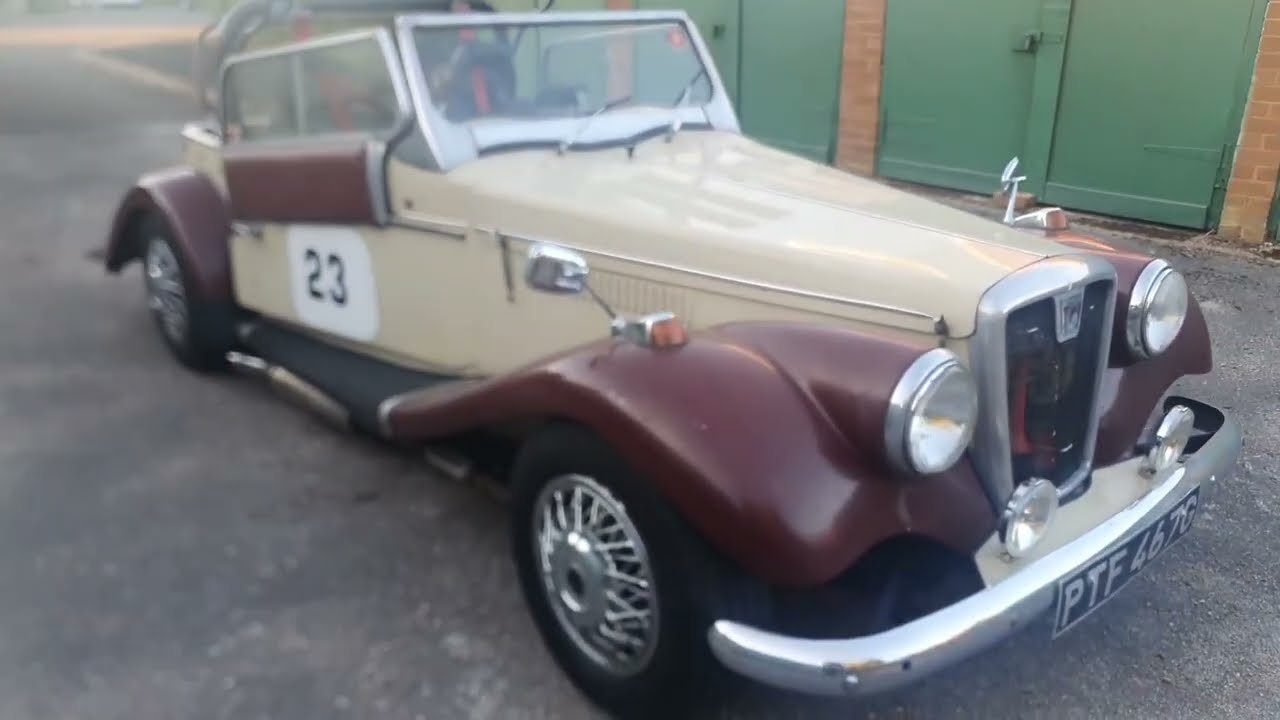 Reconstruction Of A Historic Car Spartan Kit Car 1969 And Spartan Kit ...