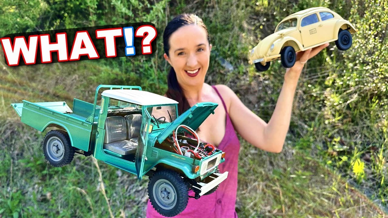 AMAZINGLY SCALE RC CARS! - ROCHobby VW Beetle Kommandeurwagen & FMS ...
