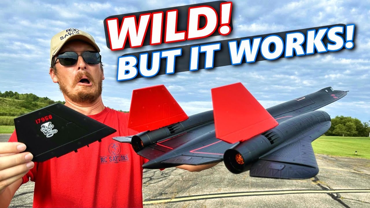 SR-71 Blackbird - They THOUGHT Of EVERYTHING For This RC EDF Jet!