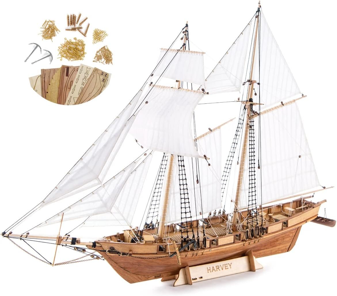 GAWEGM Wooden Ship Model Building Kits Review