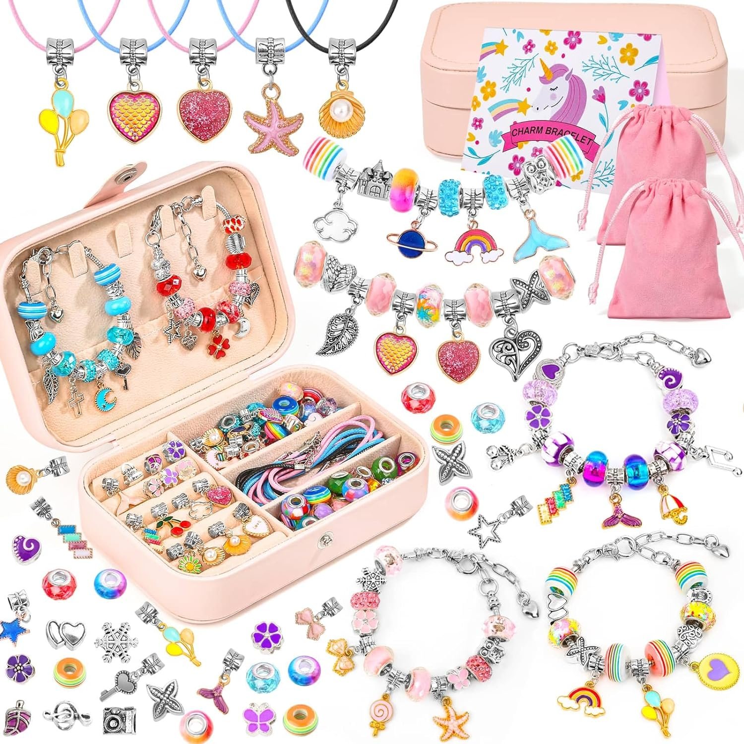 150Pcs Charm Bracelet Making Kit Review