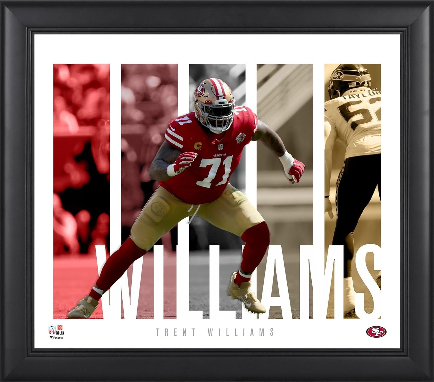 Trent Williams San Francisco 49ers Framed Collage Review