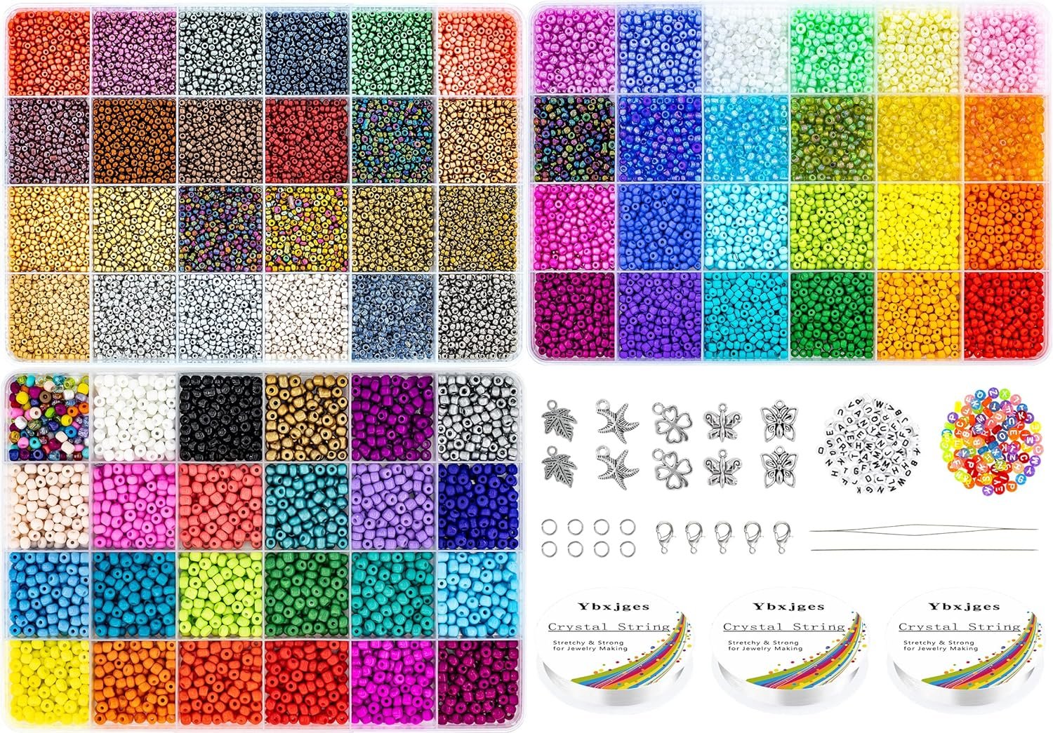Ybxjges Glass Seed Beads Kit Review