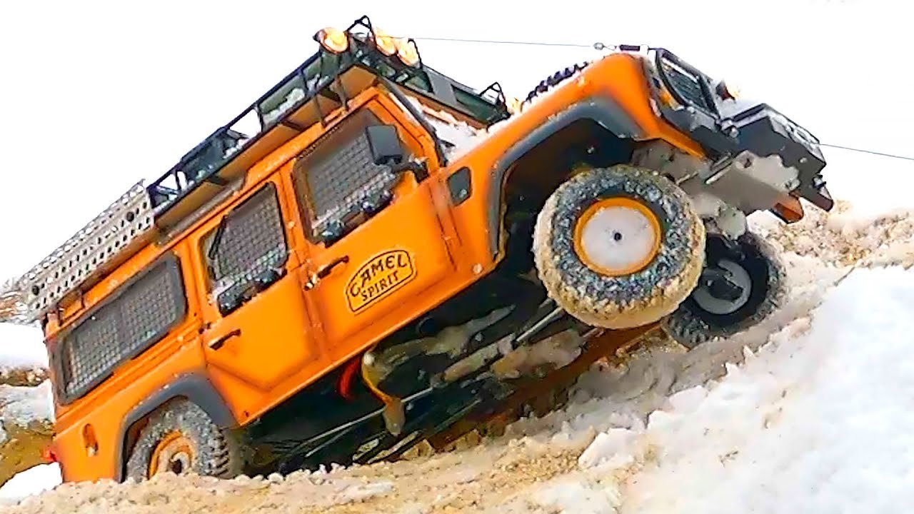 Frozen Frontiers: RC Land Rovers Vs. The Arctic Snow Challenge